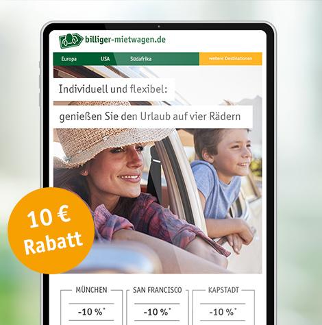 ᐅ Autovermietung und Mietwagen Vergleich I billiger-mietwagen.de